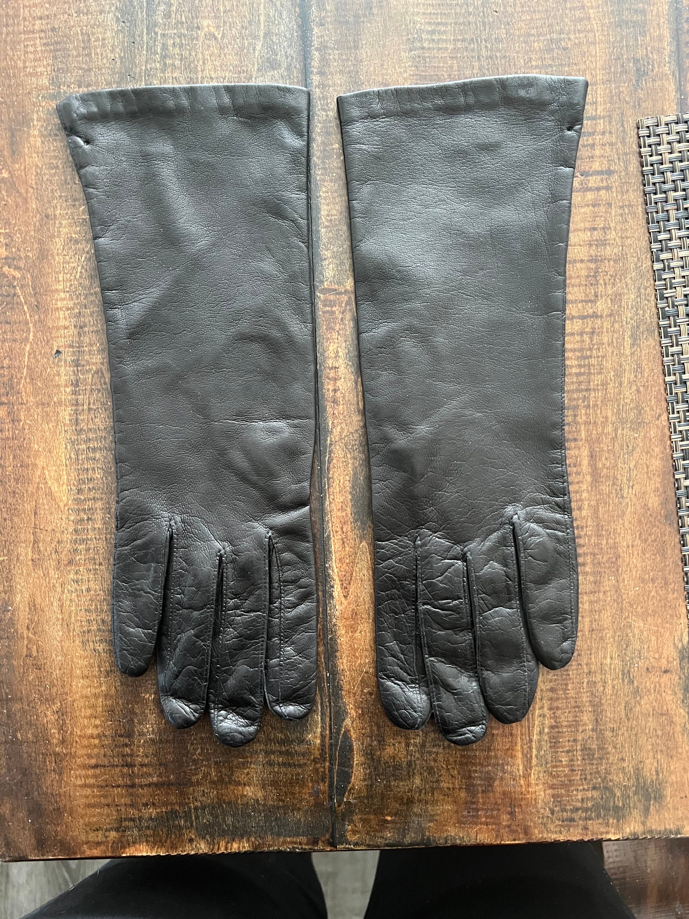 Vintage Black Gloves - Etsy