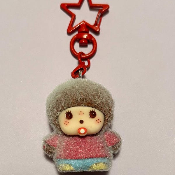 Monchichi Keychain - Etsy