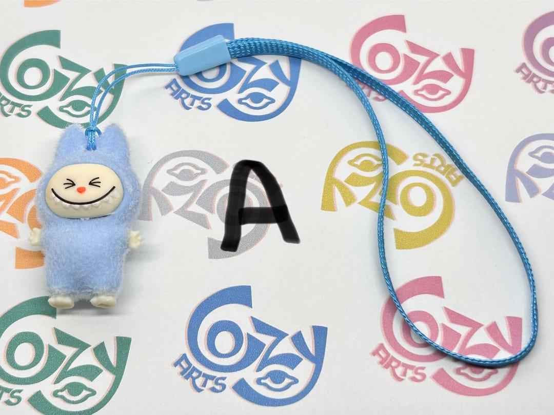Mini Labubu Figure Keychain the Monsters Inspired Bag Charm Colorful ...