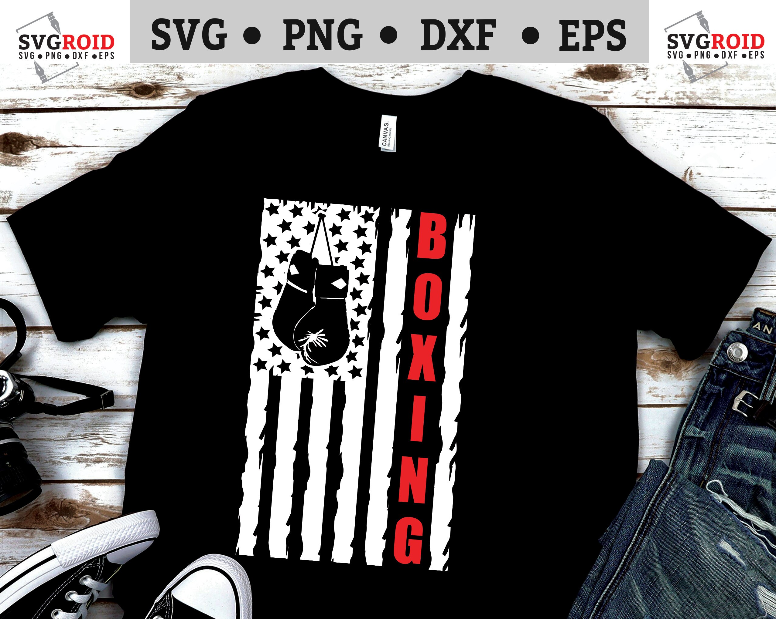 Boxing Svg Files - Boxing US Flag Svg - Boxing American Flag Svg ...