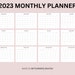 2023 Calendar Landscape Printable Calendar 2023 Monthly Planner ...