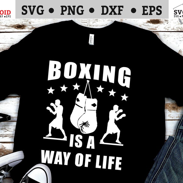 Boxing Life Svg - Etsy