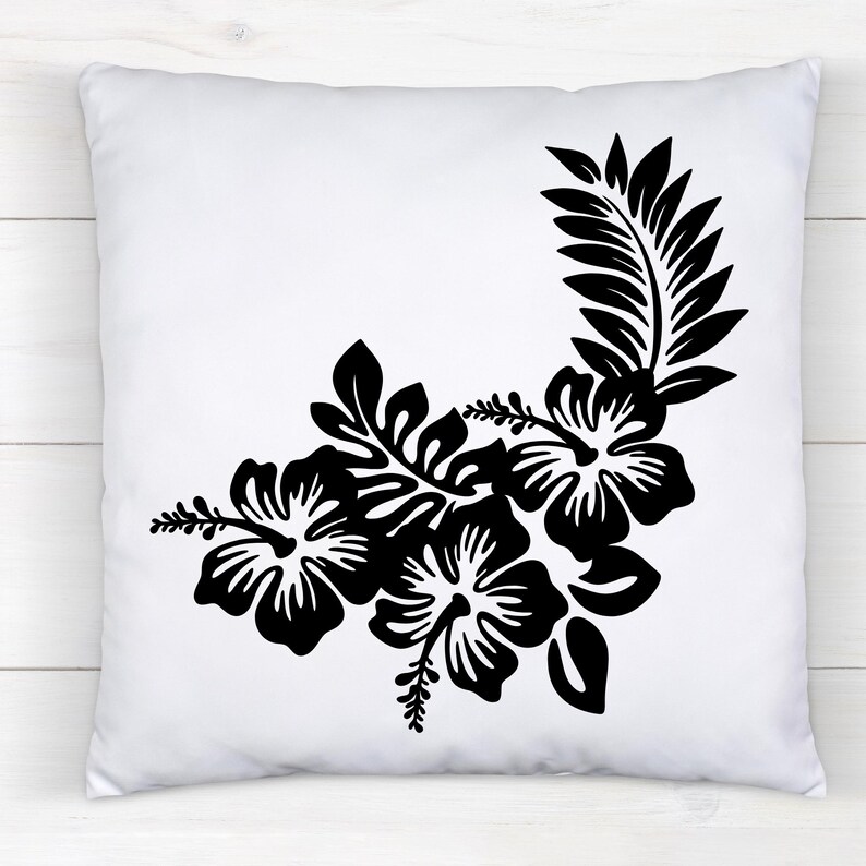 Hibiscus Flowers Svg Bundle, Hibiscus Png, Tropical Floral Clipart ...