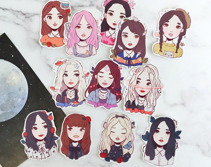 Full Pack - LOONA OT12 Kpop Stickers Pack - 1/3, OEC & YYXY - Etsy