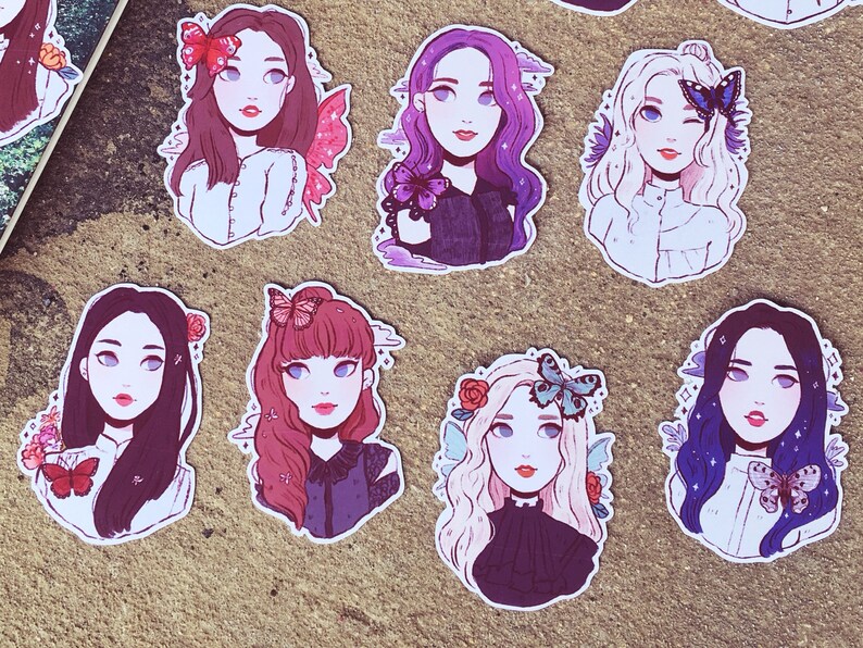 Full Pack LOONA xx Butterfly KPop Stickers OT12 1/3 OEC | Etsy