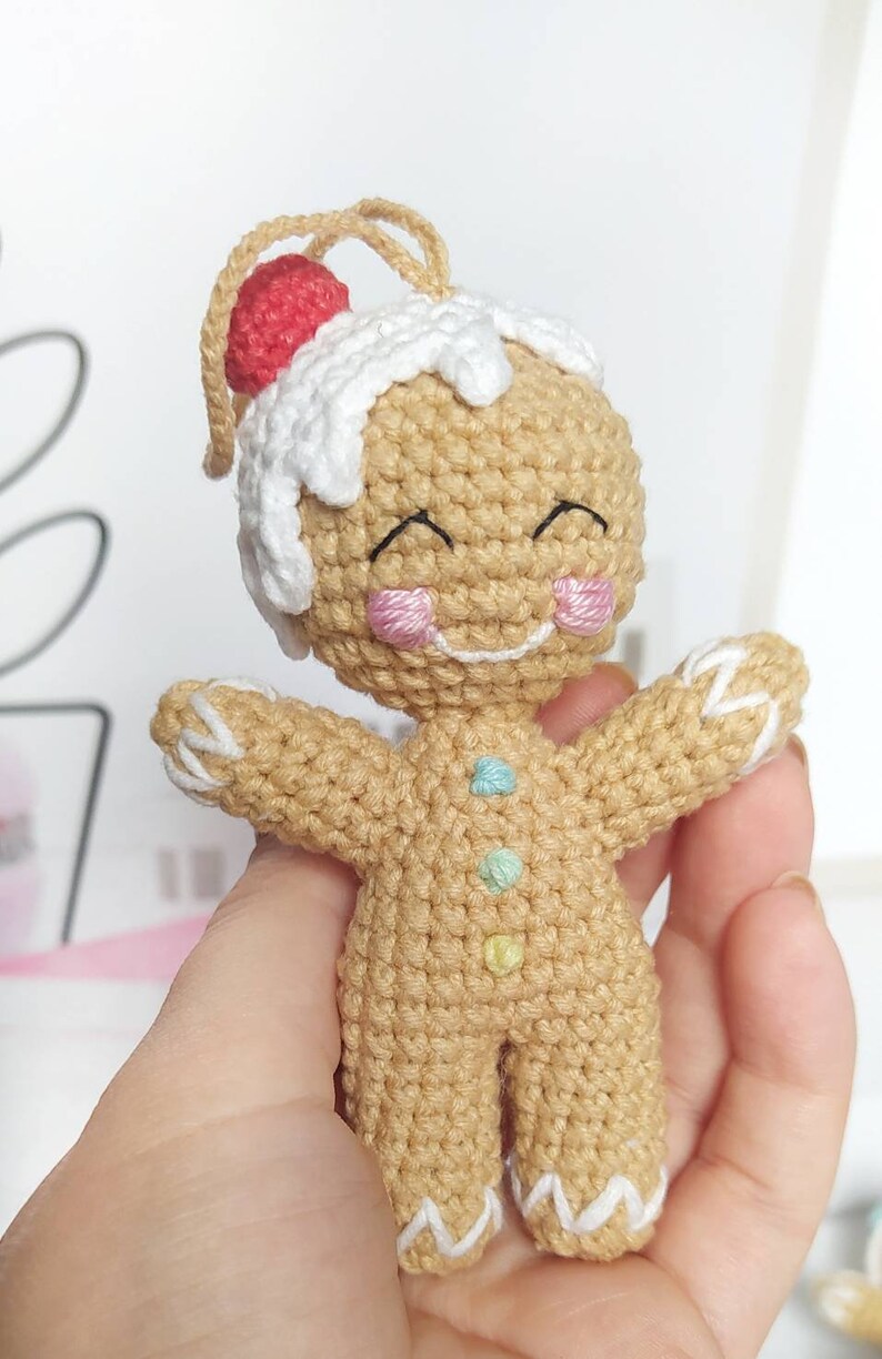 Gingerbread girl and boy Christmas sweets decor | Etsy