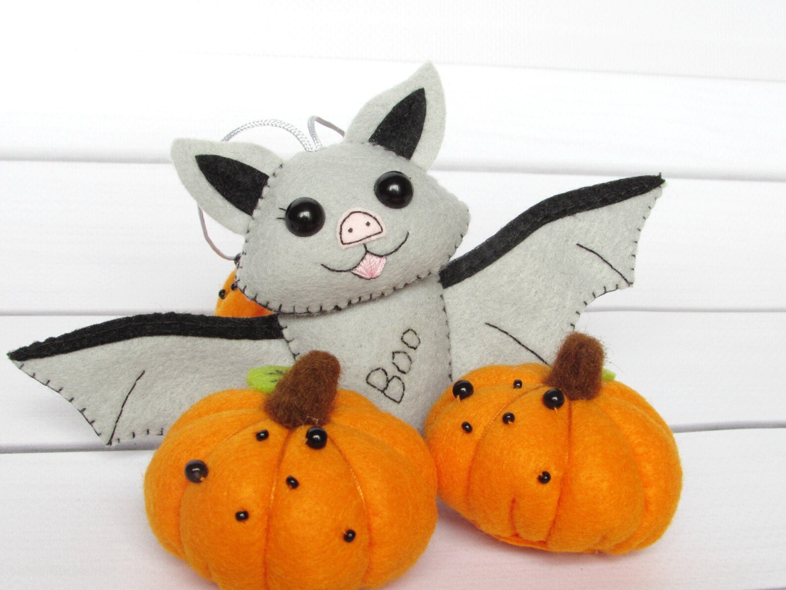 Cute bat plush halloween keychain halloween baby shower | Etsy