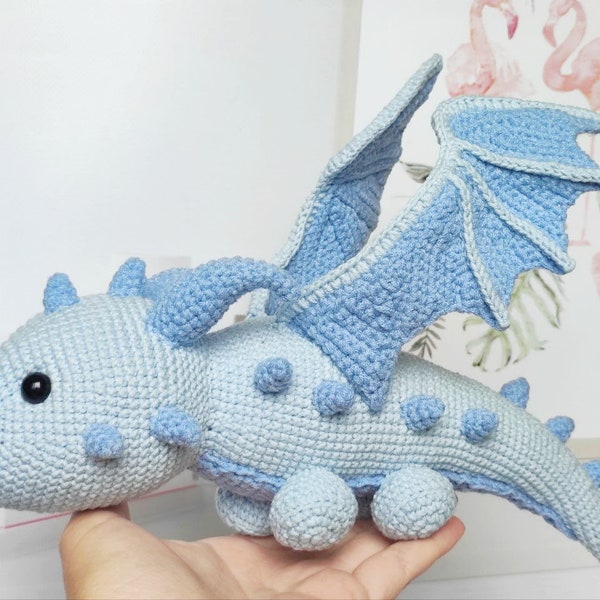 Adopt Me Frost Dragon Plush - Etsy