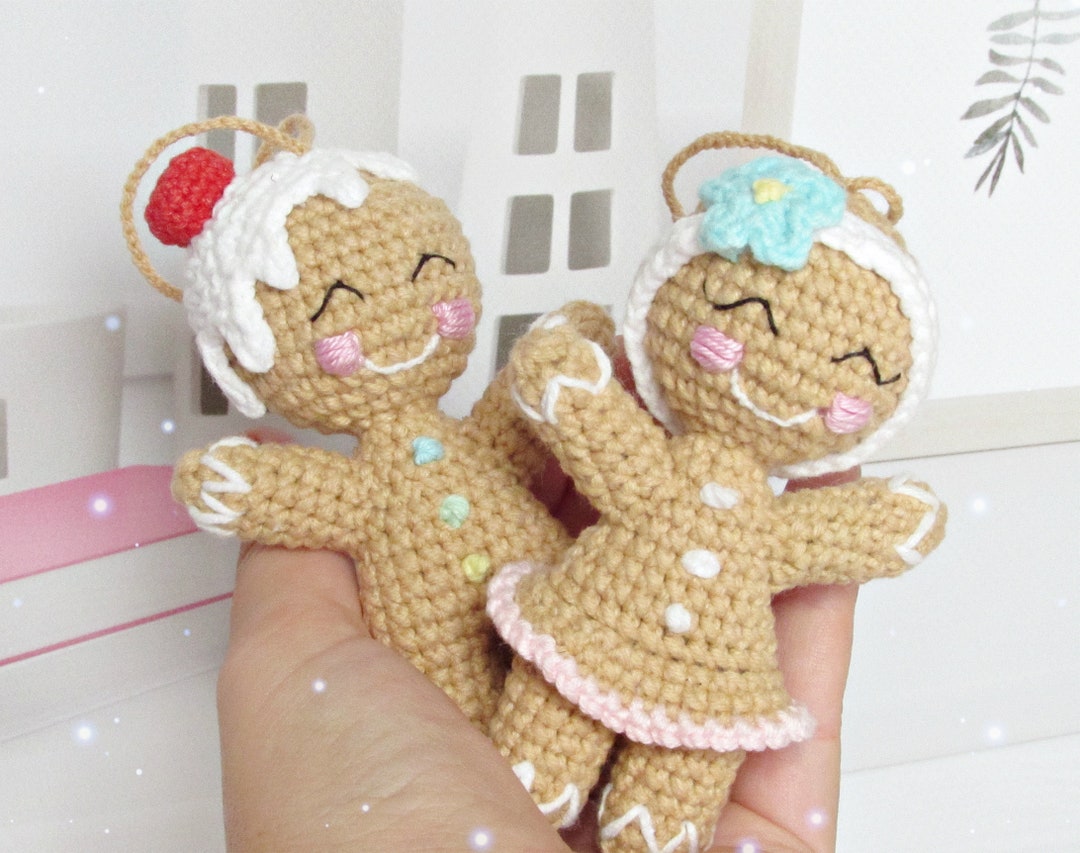 Gingerbread Girl and Boy, Christmas Sweets Decor - Etsy