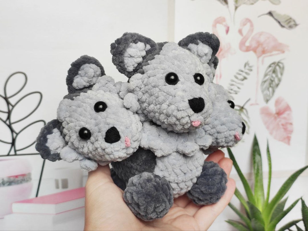 Cerberus Plush, Custom Plush Toy, Cerberus Cute, Cerberus Miniature - Etsy