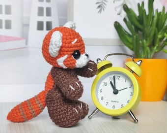 Red Panda Plush Keychain - Etsy
