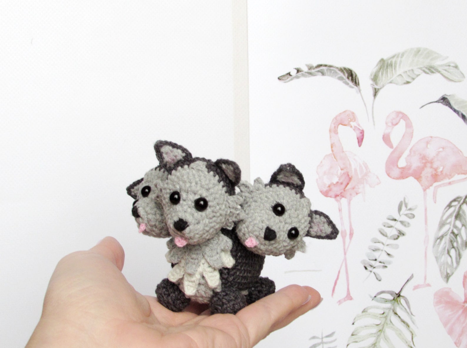 Cerberus Plush Custom Plush Toy Cerberus Cute Cerberus - Etsy