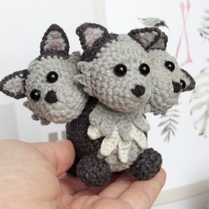 Cerberus Plush, Custom Plush Toy, Cerberus Cute, Cerberus Miniature - Etsy