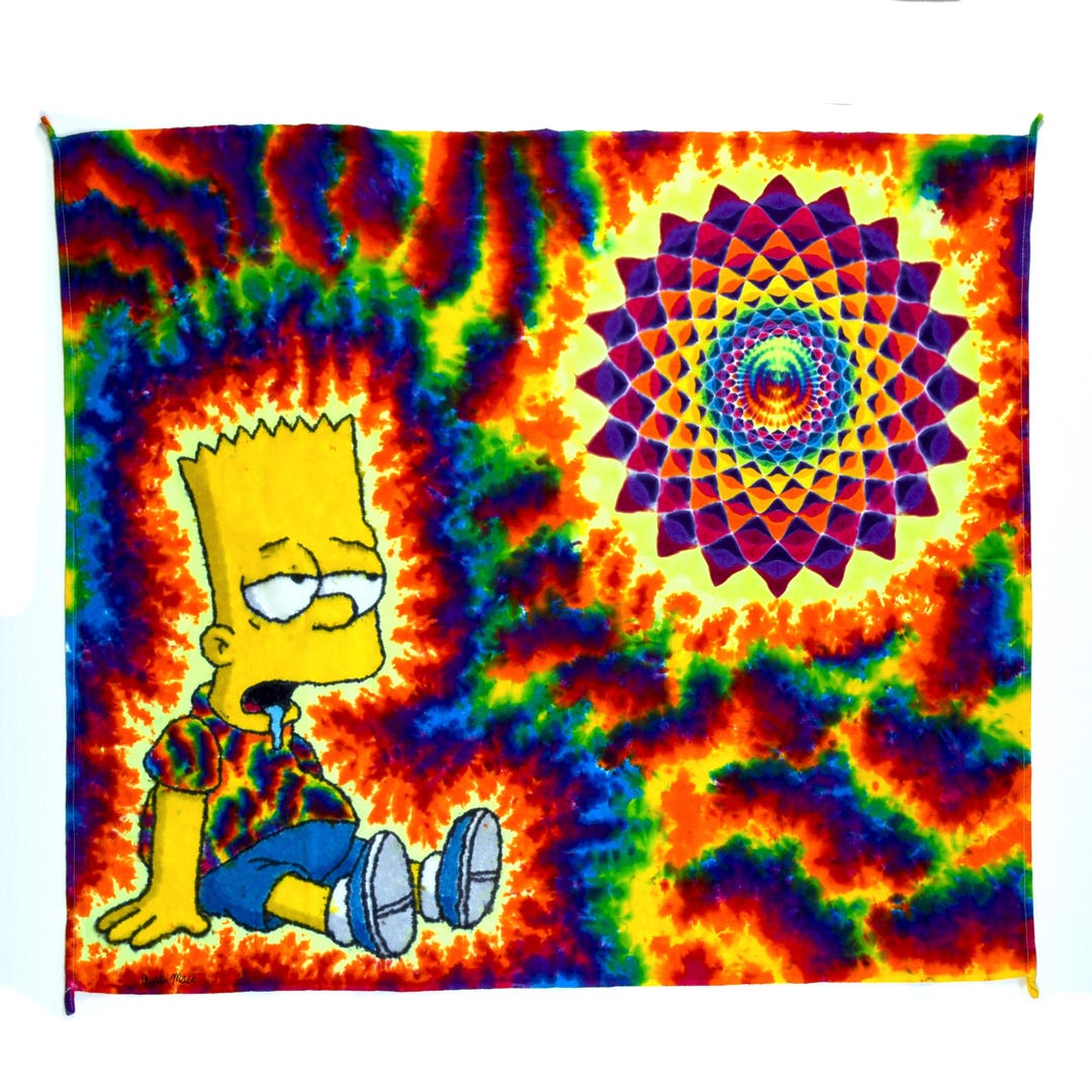 Stumped 40" X 30.5" Artistic Tie Dye Tapestry by Austin Mackereth @dyes ...
