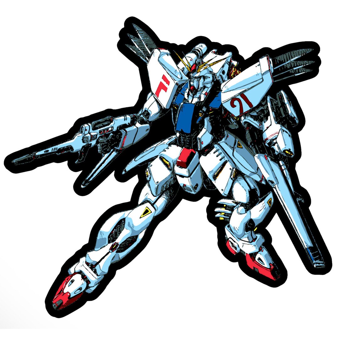 Mobile Suit Gundam F91 12" Timeless Anime Cel Art Mood Mats Moodmats ...