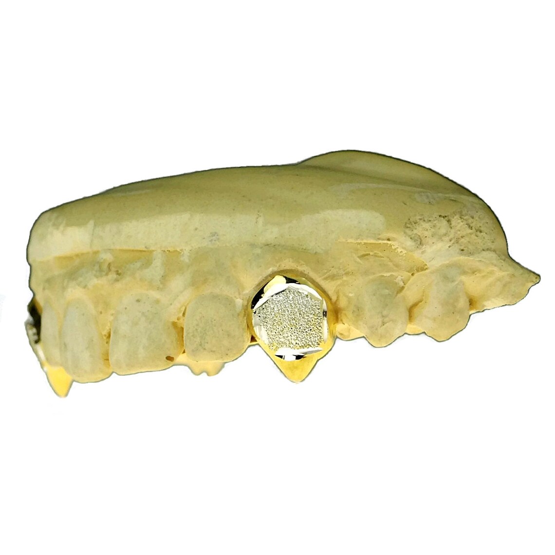 10K Gold OR 14K Gold Custom Fang Grillz Set Diamond Dust - Etsy