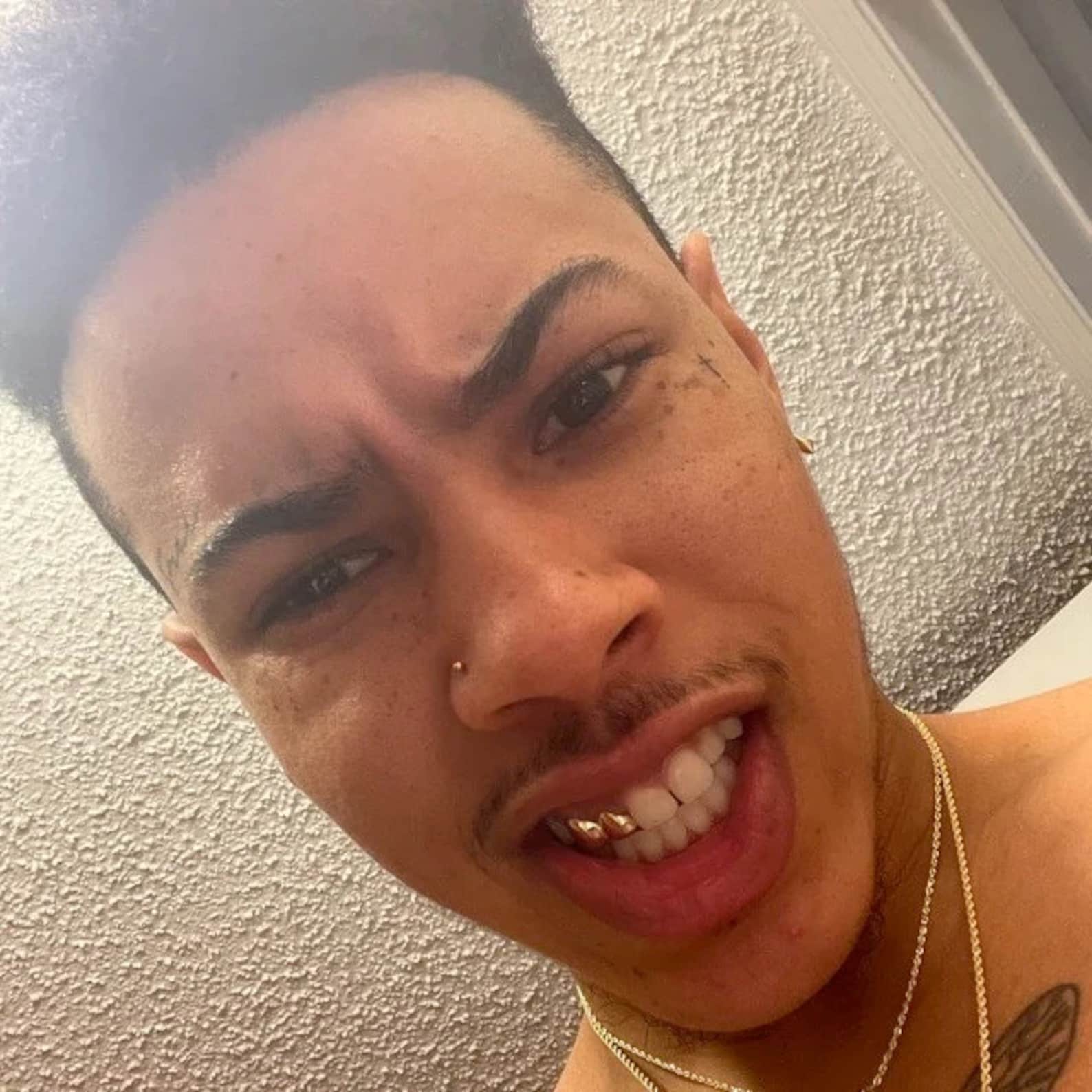 Real Solid 10K Gold Double Side Canine Teeth Custom Grillz - Etsy