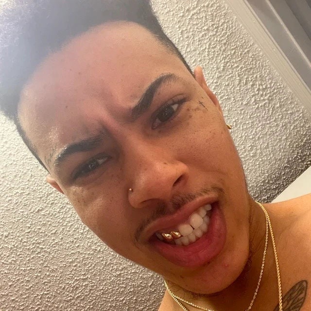 Real Solid 10K Gold Double Side Canine Teeth Custom Grillz - Etsy Canada