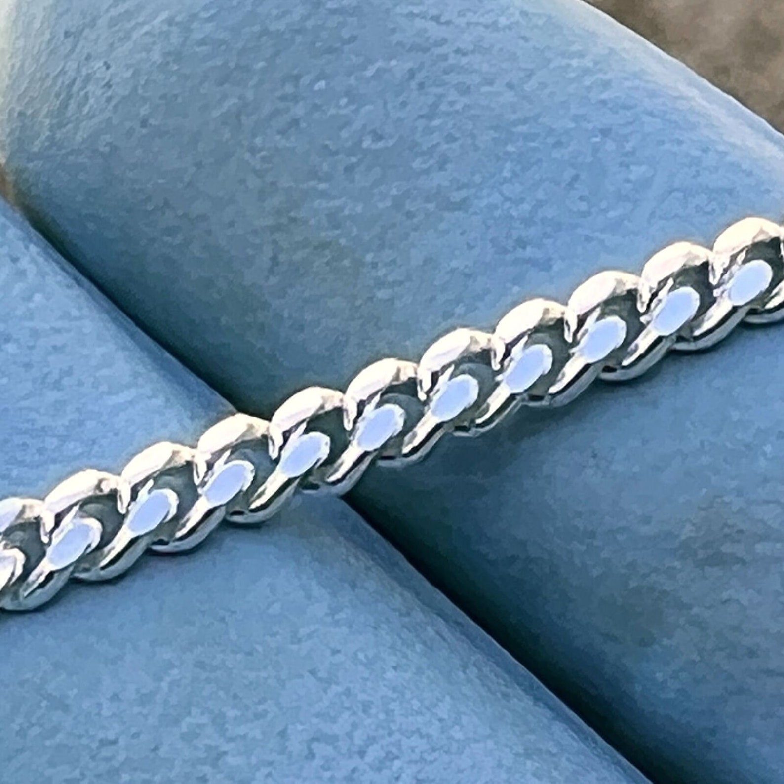 925 Sterling Silver Miami Cuban Link Chain Necklace 3MM 16-30