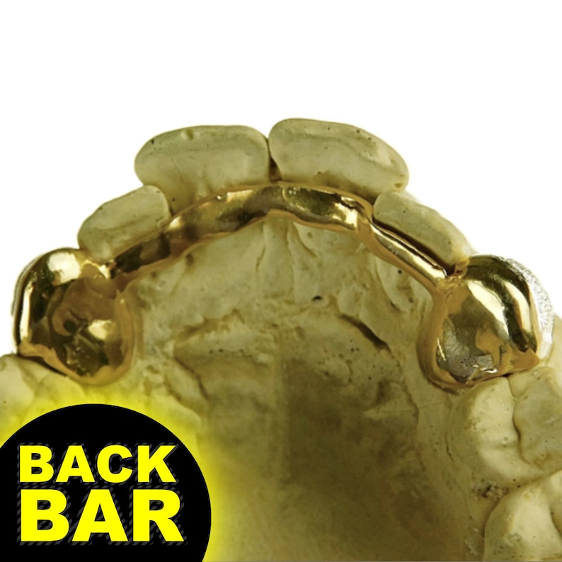 Gold Plated Grillz 2-tone Real Custom Fit Single Cap Grills - Etsy