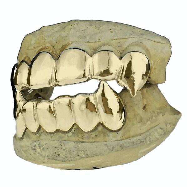 Gold Teeth Fangs - Etsy