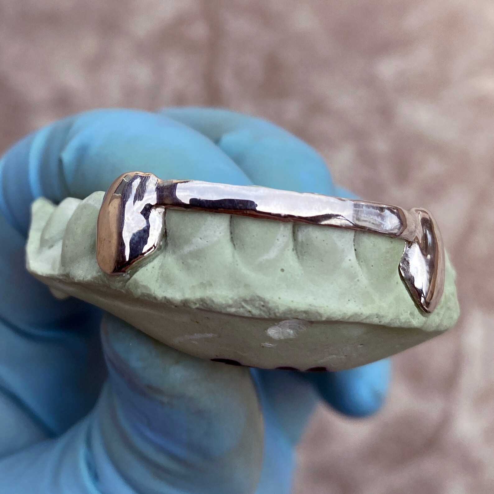 925 Sterling Silver Canine Teeth Bar Custom Grillz - Etsy