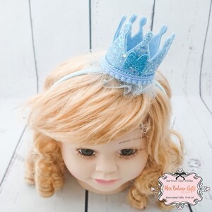 Personalised Glitter Baby Mini Crown Headband - Etsy