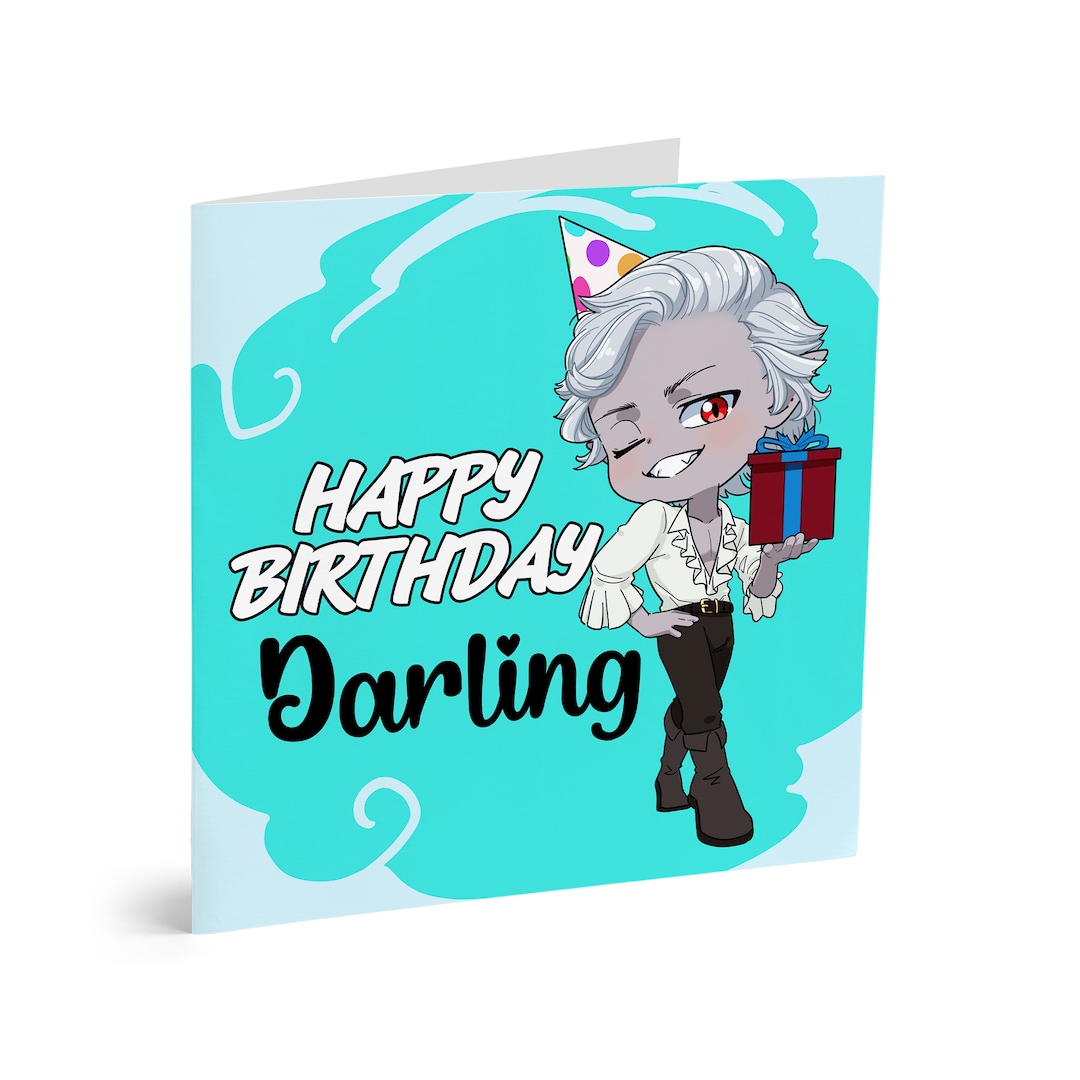 Happy Birthday Darling Baldur's Gate Astarion Birthday Square Greeting ...
