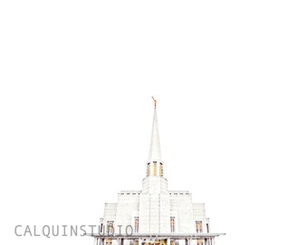 Preston, England LDS Temple Digital Print - Etsy