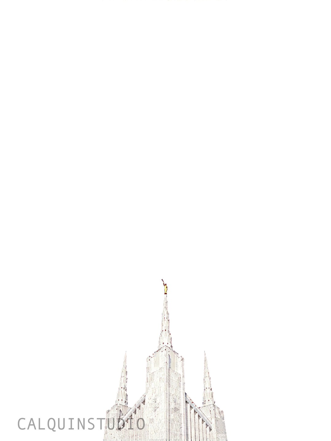 Portland Oregon Temple Print - Etsy