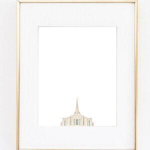 Gilbert Arizona Temple Print - Etsy