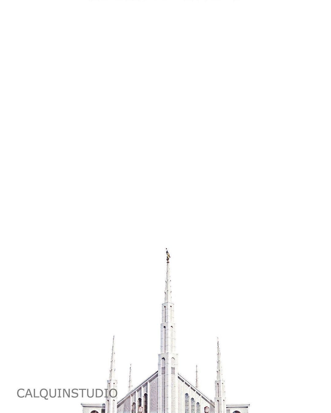 Manila Philippines Temple Print - Etsy
