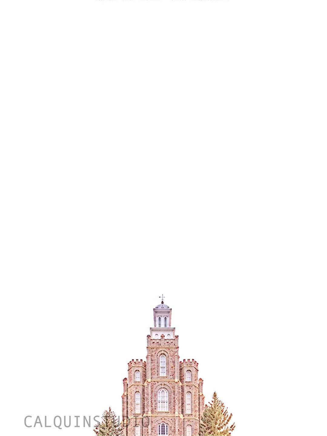 Logan Utah Temple Print - Etsy