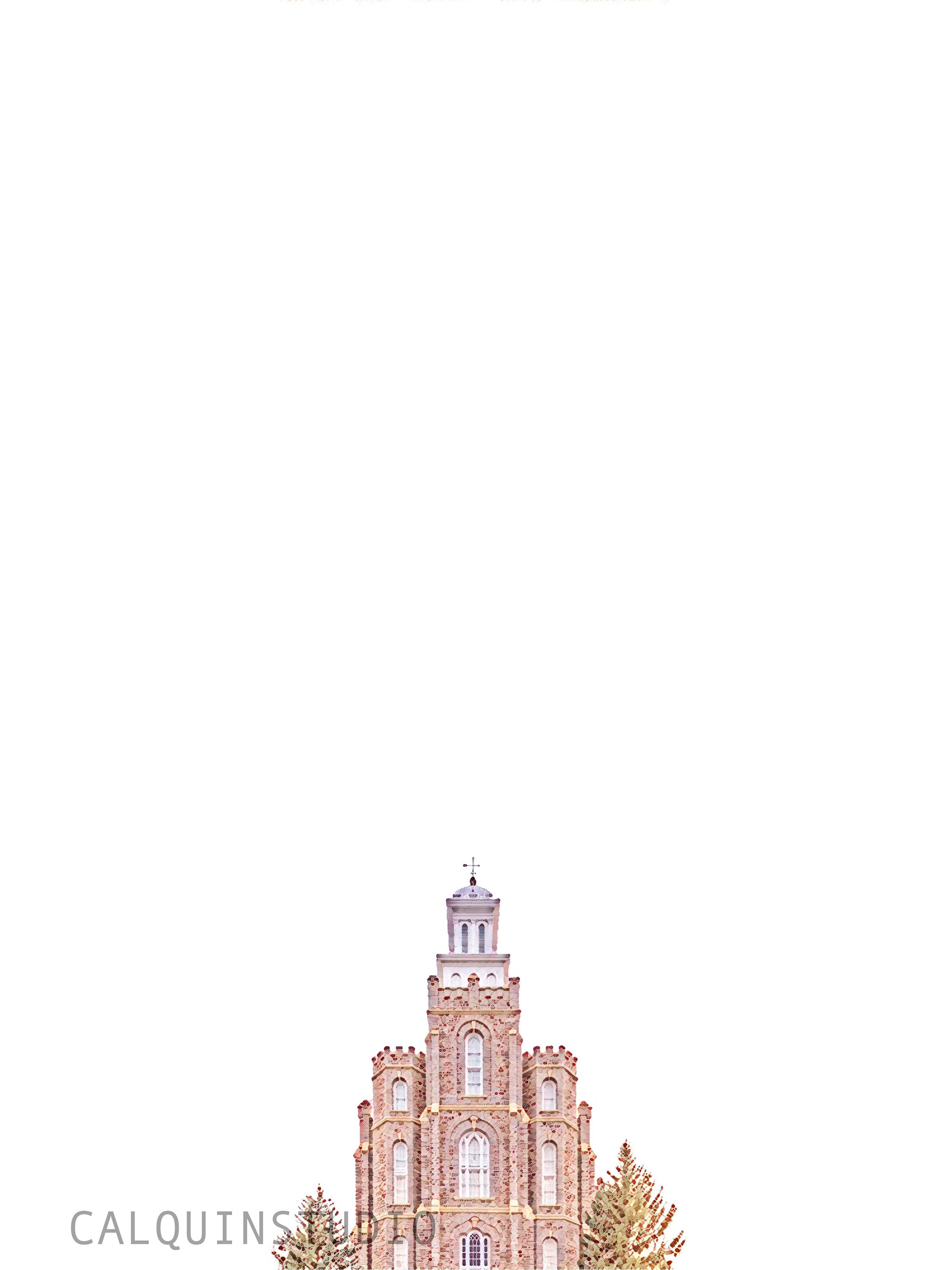 Logan Utah Temple Print - Etsy