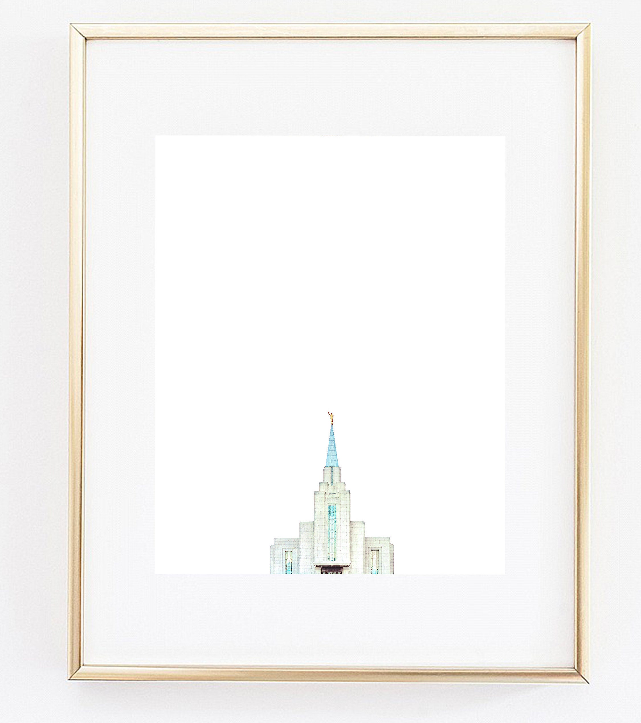 Vancouver British Columbia Temple Print - Etsy