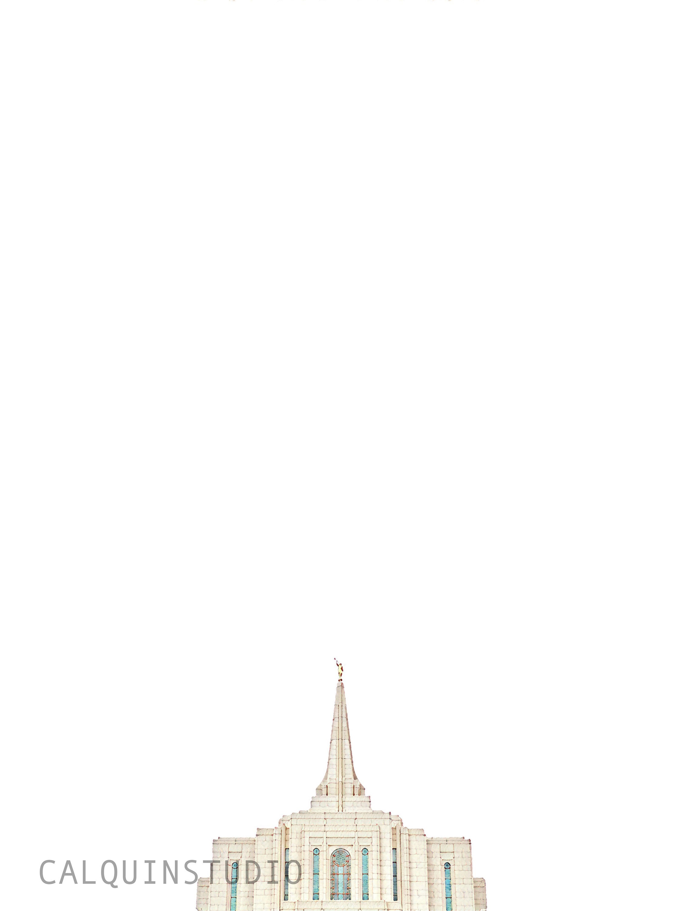 Gilbert Arizona Temple Print - Etsy