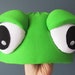 Bullfrog Green frog party hat | Etsy
