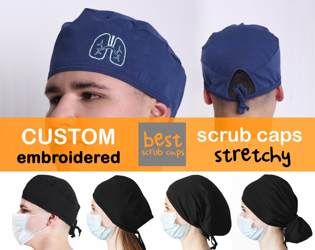 Pulmonologist Scrub Caps, Respiratory Therapy for Women and Men ...