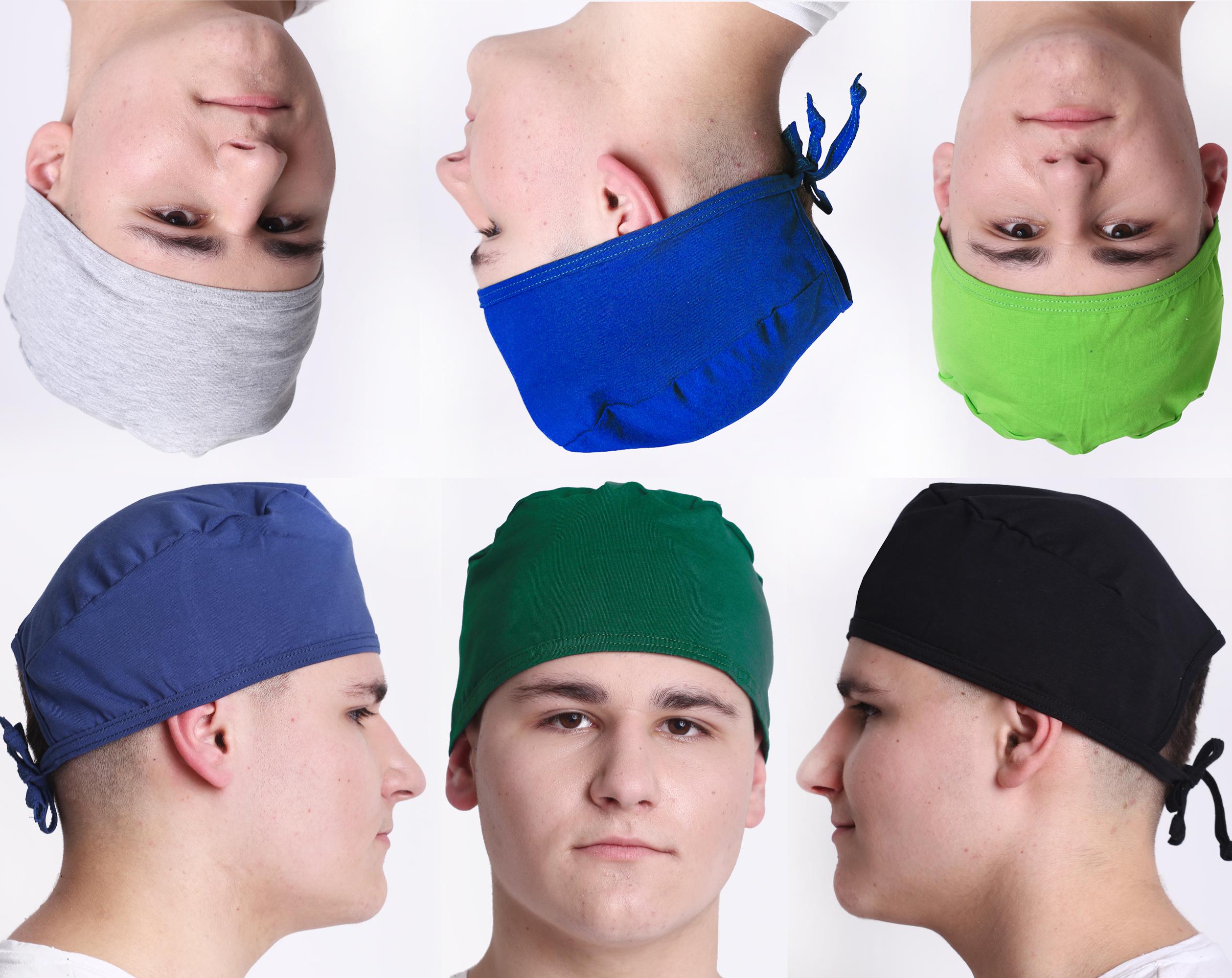 SOLID Color Surgical Cap for Men and Women, Medical Scrub Cap, Custom ...