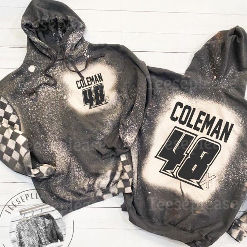 Custom Bleach Hoodie Grey - Etsy