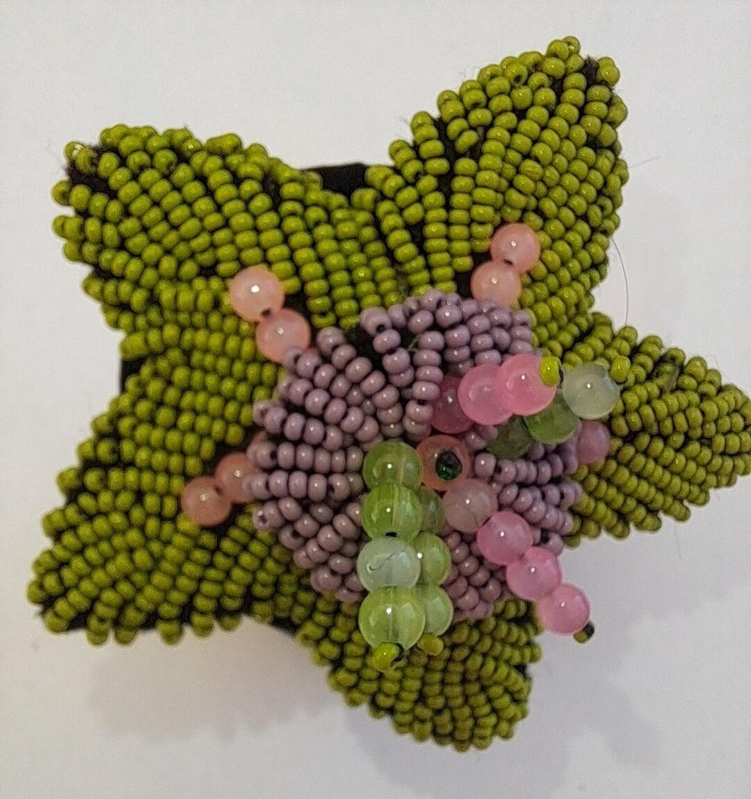 Hand-embroidered Brooch, Unique Piece - Etsy