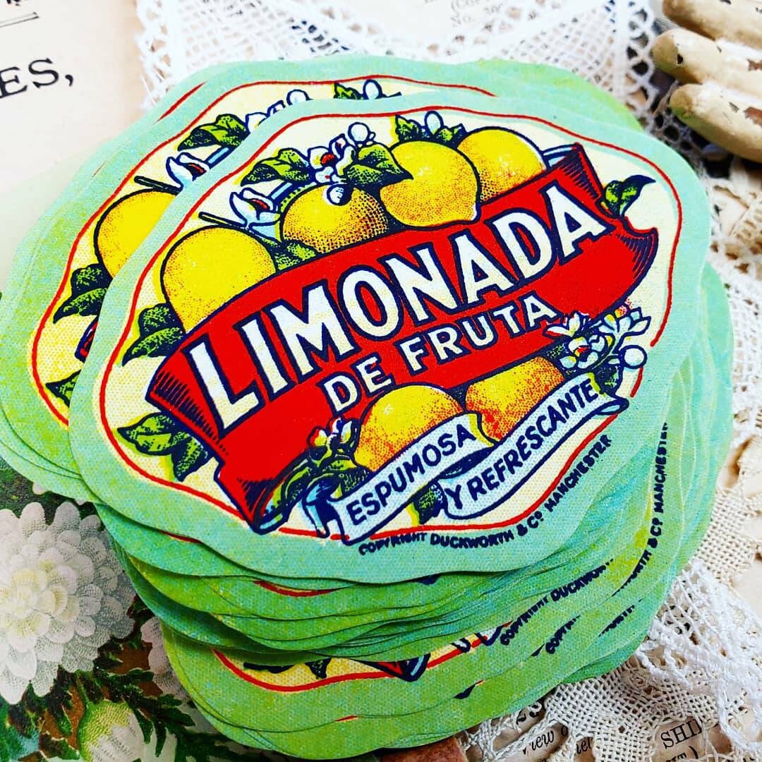 Vintage Limonada Labels Spanish Labels | Etsy