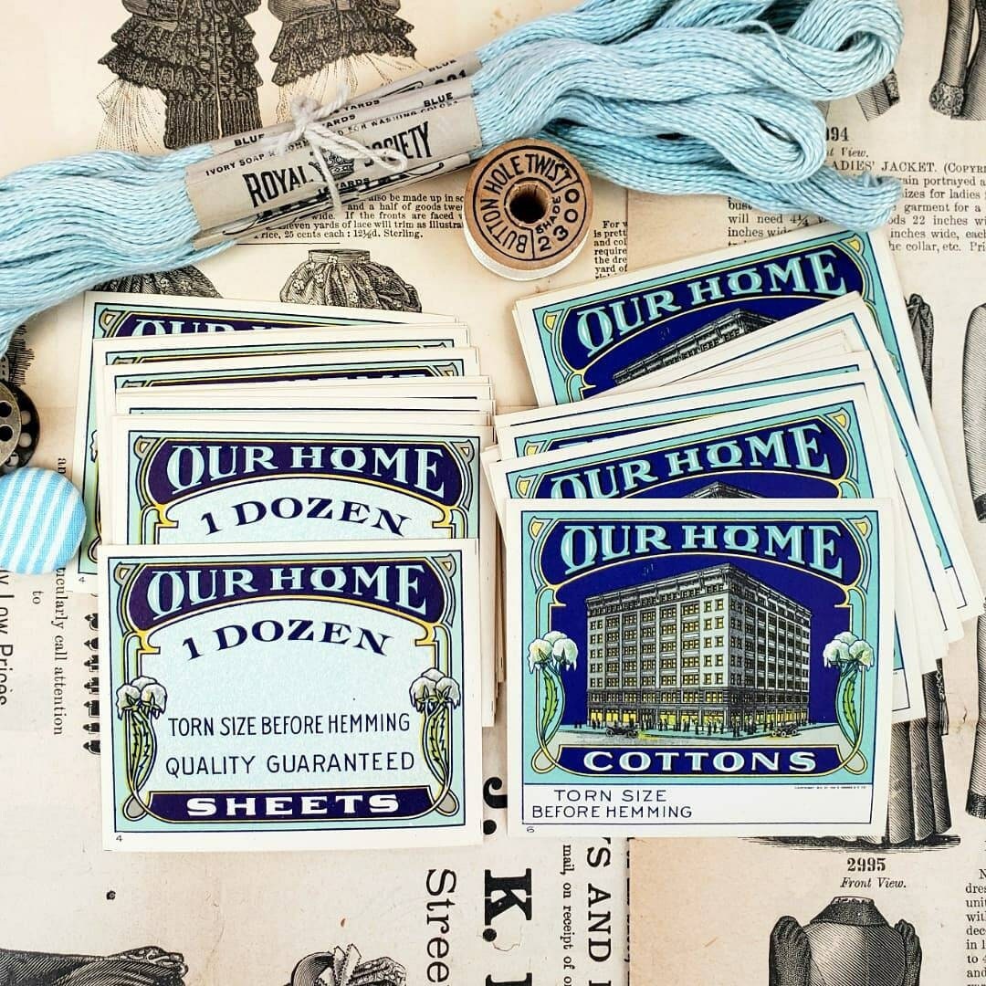 Vintage Our Home Labels - Etsy