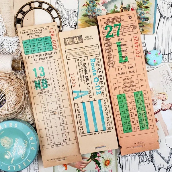 Vintage Ticket - Etsy