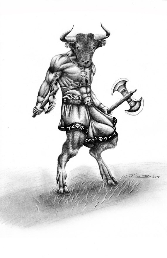 Minotaur Sketches