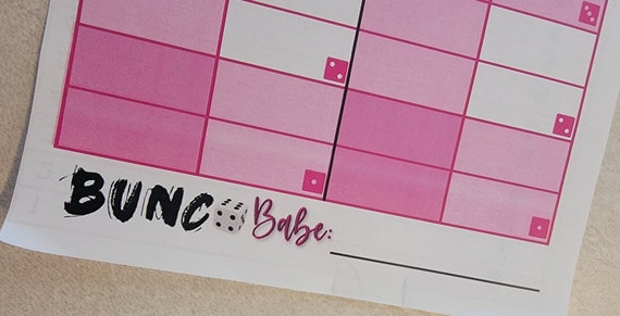 Custom Bunko / Bunco Logo and Score Sheets - Etsy