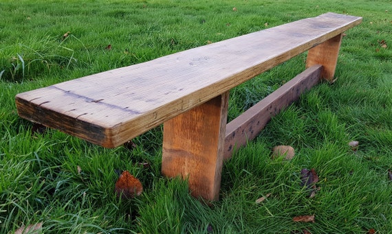 Reclaimed Scaffold Board Bench - Etsy UK