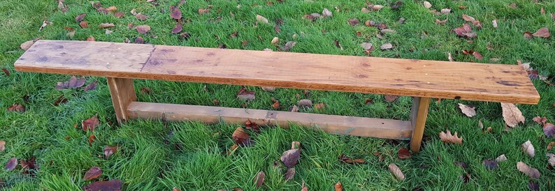 Reclaimed Scaffold Board Bench - Etsy UK