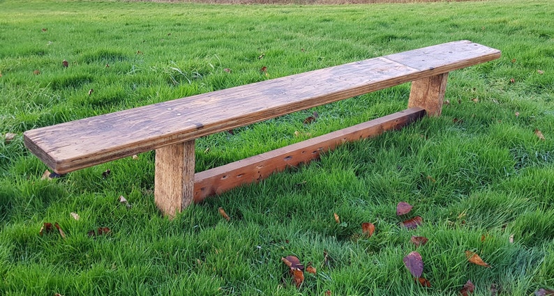 Reclaimed Scaffold Board Bench - Etsy UK