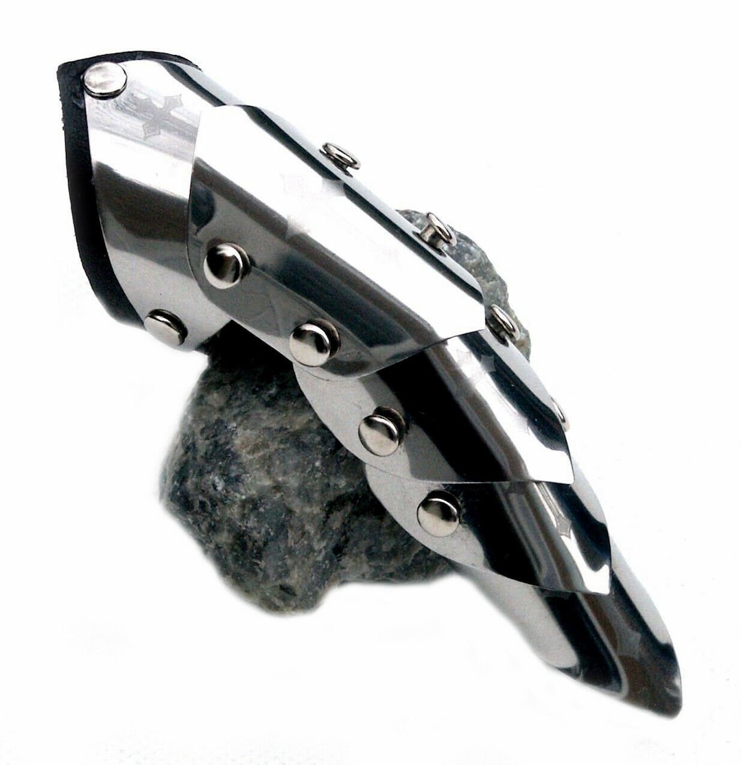 Stainless Steel Armour Ring Gothic Cross Steampunk Articulated Claw - Etsy